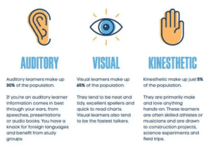 Understanding the VAK 3 Learning Styles - Improve Your Productivity