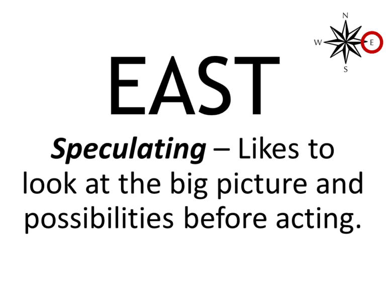 Understanding the 4 Compass Personality Types - "A New Way to ...